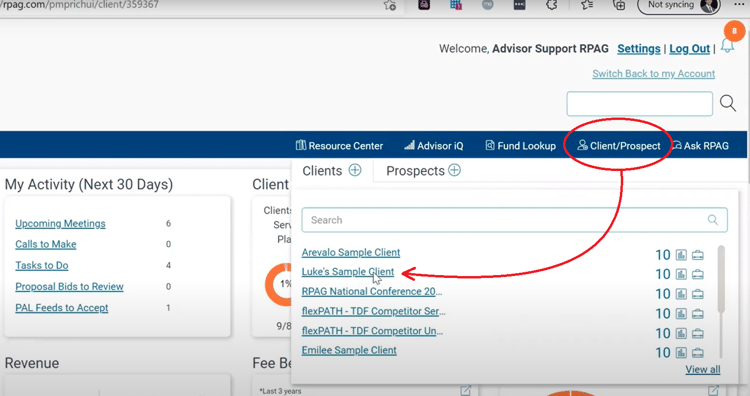 RPAG and PlanFees Report Integration